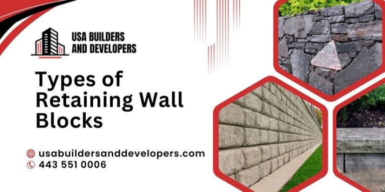 Types of Retaining Wall Blocks in MD – Materials & Design